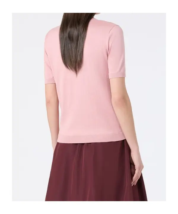 Max Mara Gabarra Short-sleeved Knitted Top