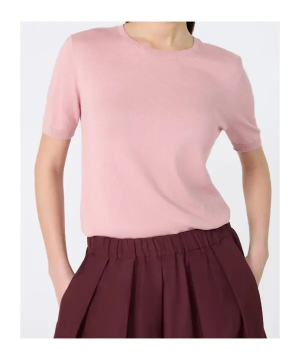 Max Mara Gabarra Short-sleeved Knitted Top
