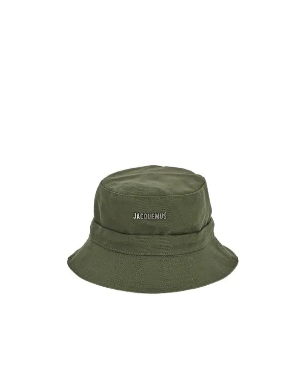 Jacquemus Le Bob Gadjo Drawstring Bucket Hat - Green