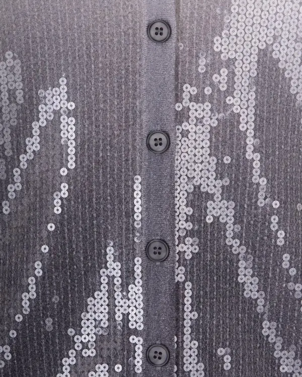 Liu Jo Long Sleeve Sequin Cardigan