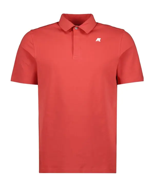 K-WAY Vincelle Light Stretch Jersey Polo Shirt - Red
