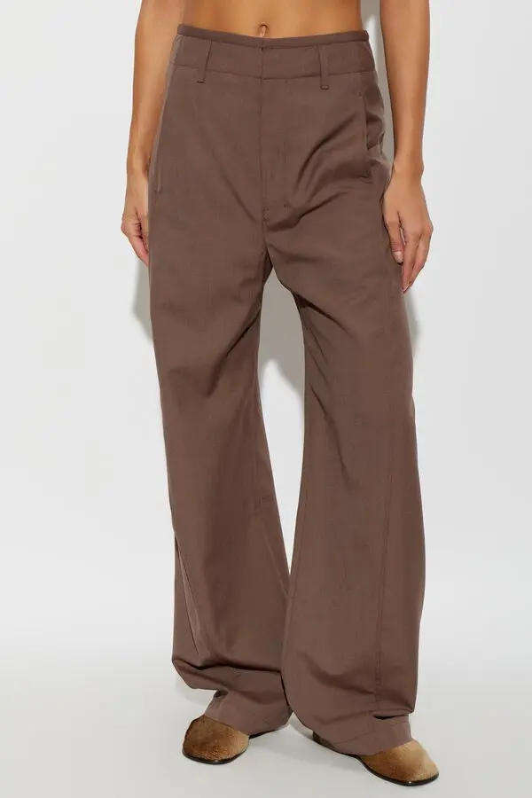 LEMAIRE Trousers With Stitching On The Legs