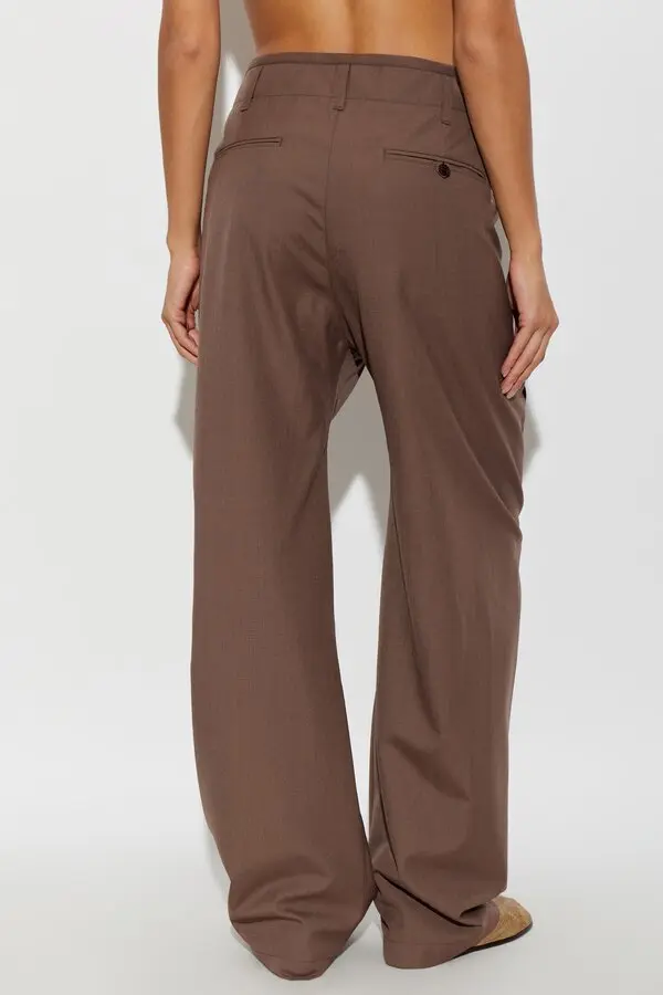 LEMAIRE Trousers With Stitching On The Legs