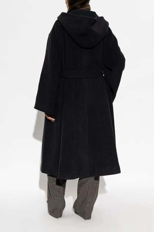 Etro Wool Coat With Hood