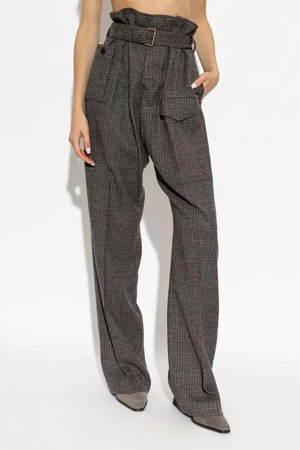 Etro Wool Pleated Trousers