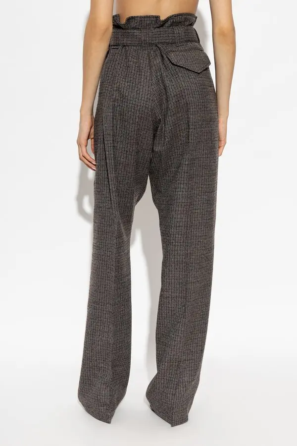 Etro Wool Pleated Trousers