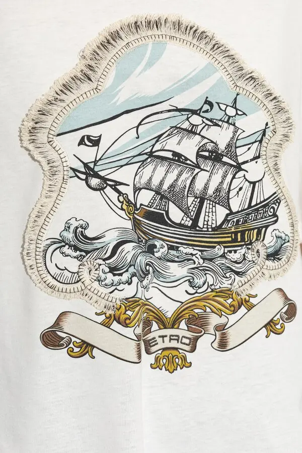 Etro Cotton T-shirt With Print