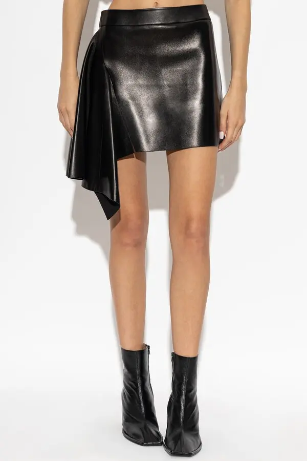 Givenchy Asymmetrical Leather Skirt