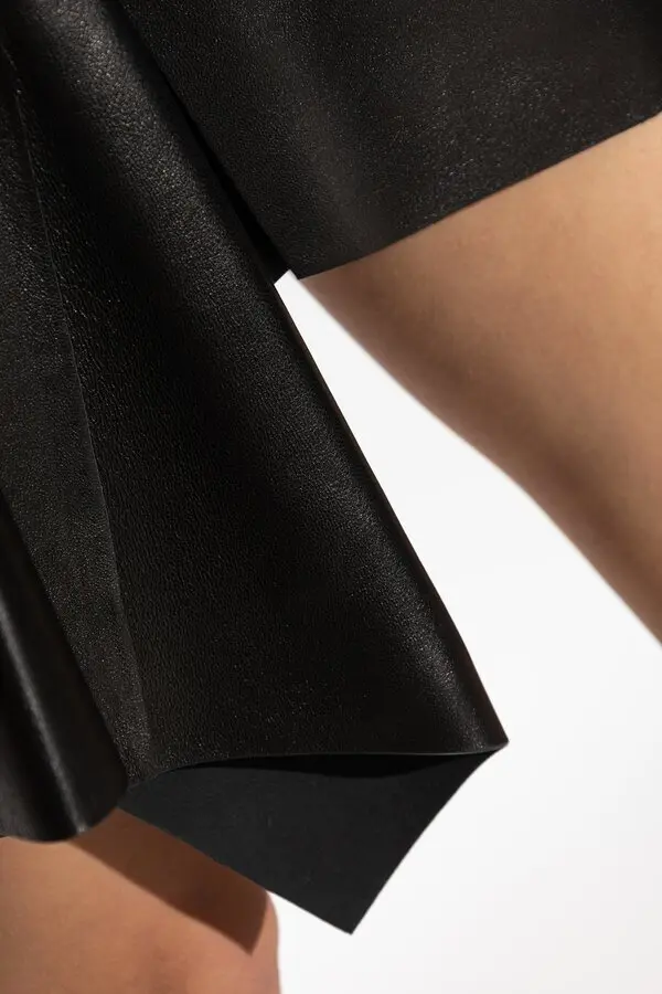 Givenchy Asymmetrical Leather Skirt