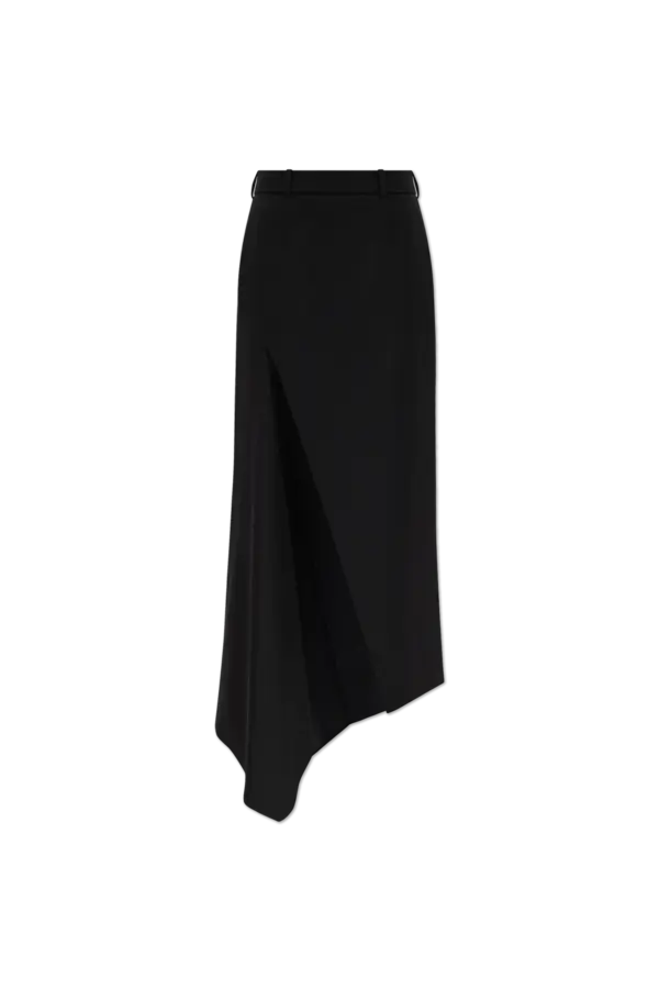 Givenchy Asymmetrical Skirt With A Slit - Black