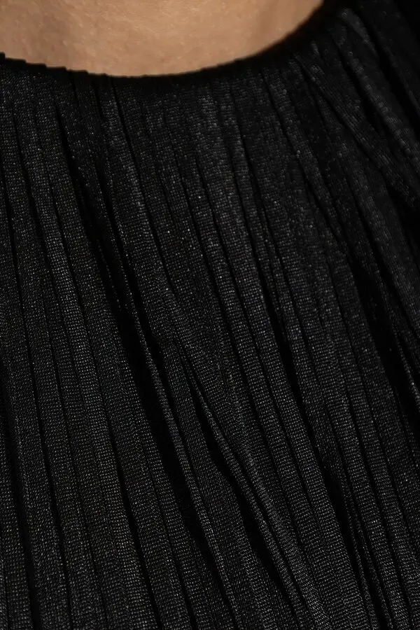 Cult Gaia Monica" Dress With Vertical Fringe Detail