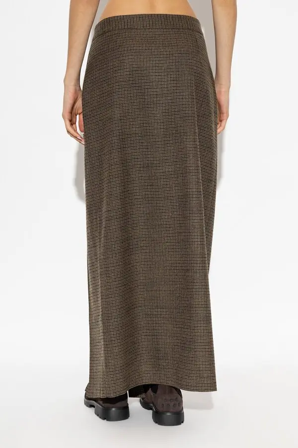 Etro Wool Skirt With An Integrated Belt