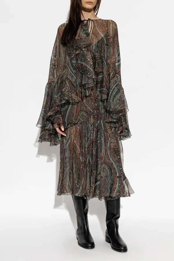 Etro Silk Dress With Pattern