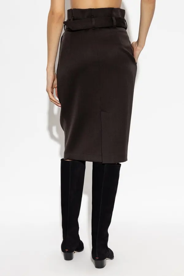 Etro Wool Skirt With Belt