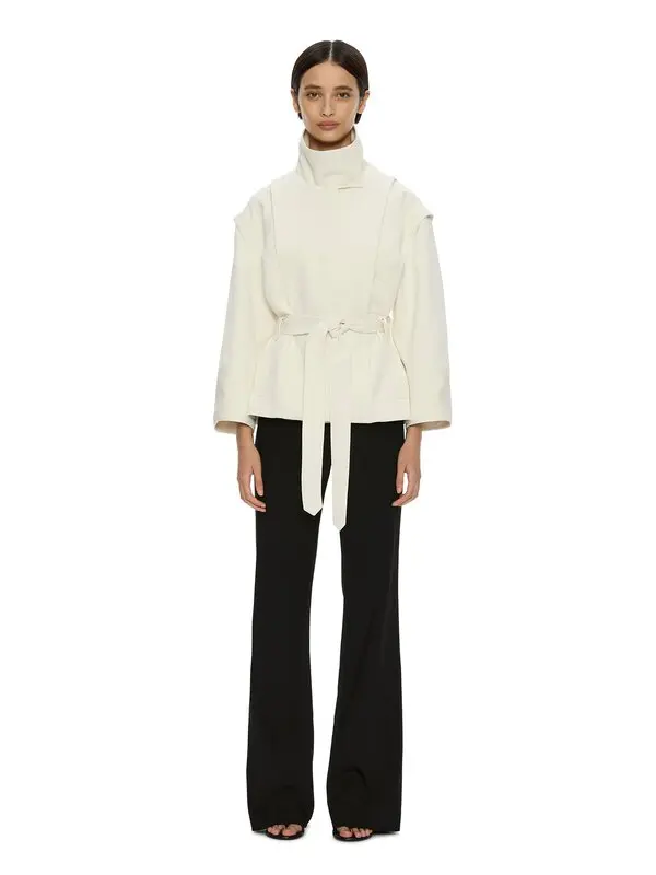 Christopher Esber Virelle Parapet Drift Jacket - Cream