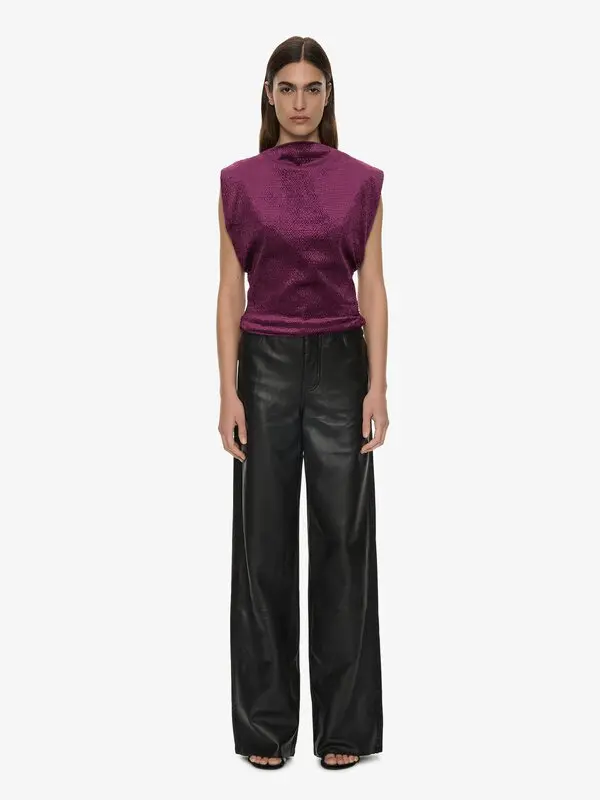 Christopher Esber Banyan Top - Plum