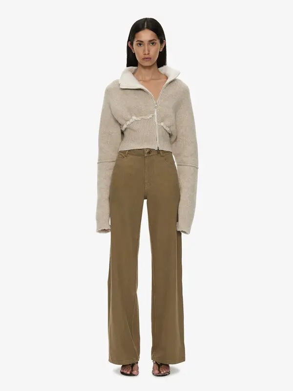 Christopher Esber Isolde Double Knit Jacket - Stone-white