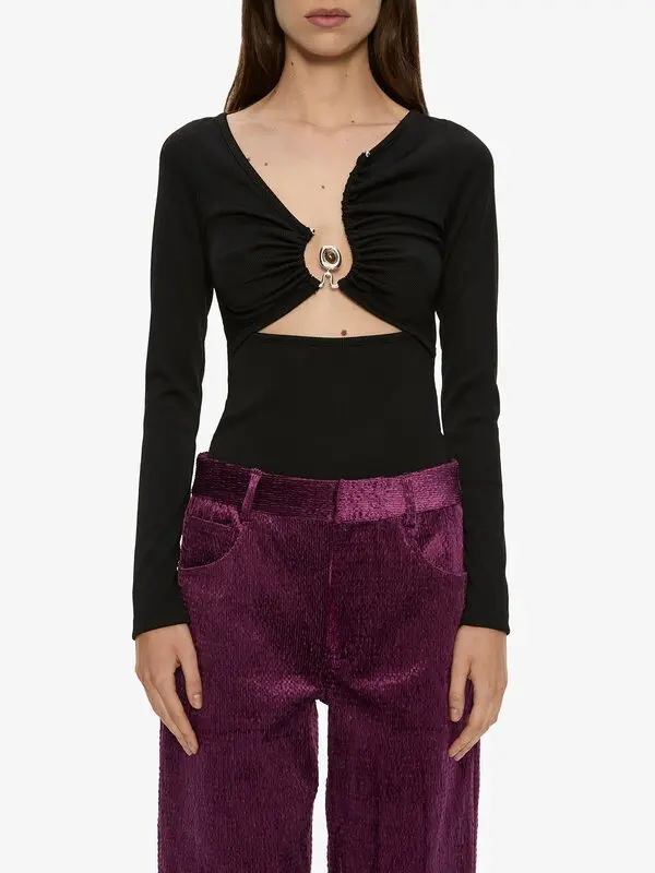 Christopher Esber Diverge Droplet Long Sleeve Top