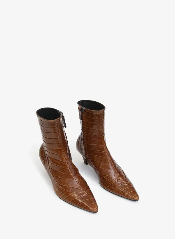Christopher Esber Corte Embossed Ankle Boot