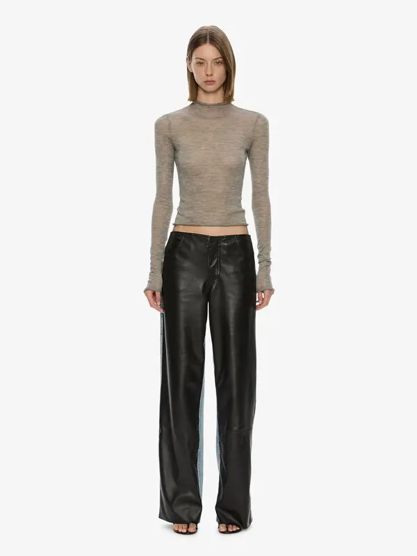 Christopher Esber Lenny Cashmere Long Sleeve Knit Top
