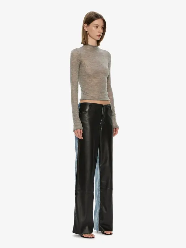 Christopher Esber Lenny Cashmere Long Sleeve Knit Top