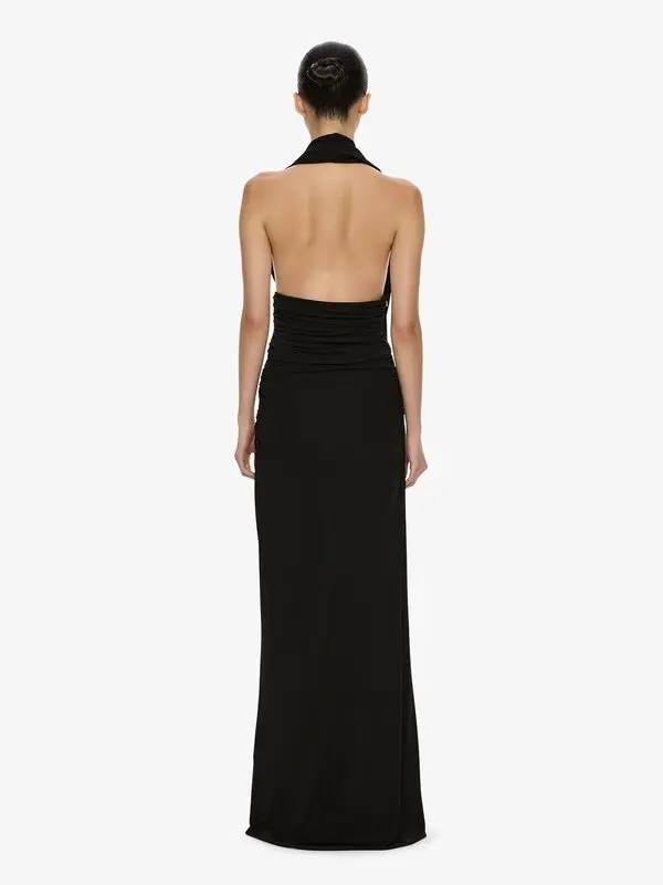 Christopher Esber Draped Cummerbund Jersey Dress