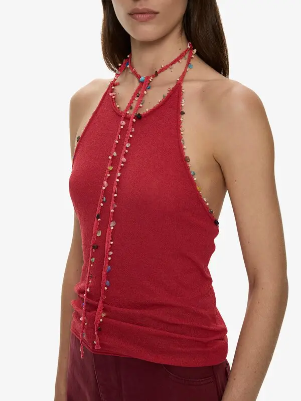 Christopher Esber Beach Quartz Halter Tank
