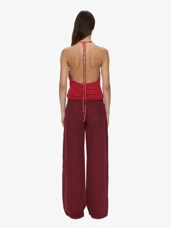 Christopher Esber Beach Quartz Halter Tank - Red