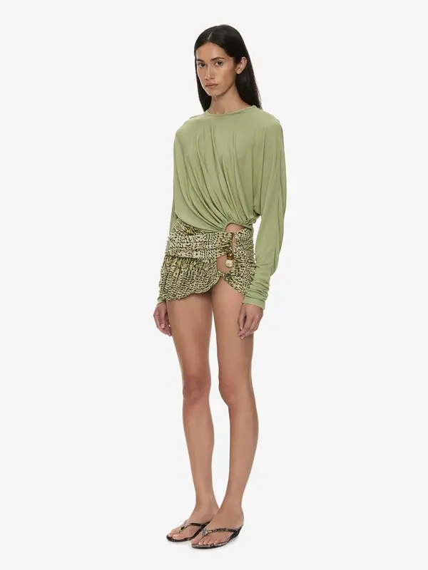 Christopher Esber Beach Glass Bubble Mini Skirt