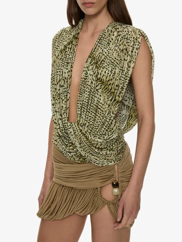 Christopher Esber Beach Glass Bubble Mini Skirt