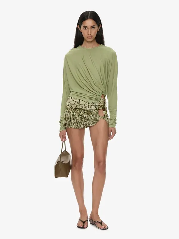 Christopher Esber Manto Long Sleeve Jersey Top