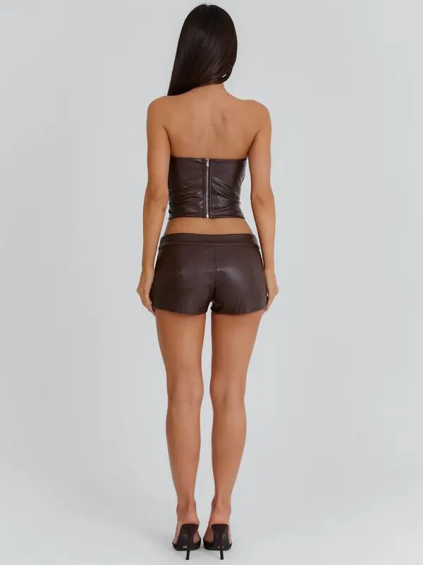 OUTCAST Whitny Shorts Chocolate - Brown