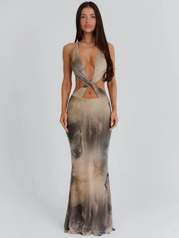 OUTCAST Taytum Maxi Dress Tempera