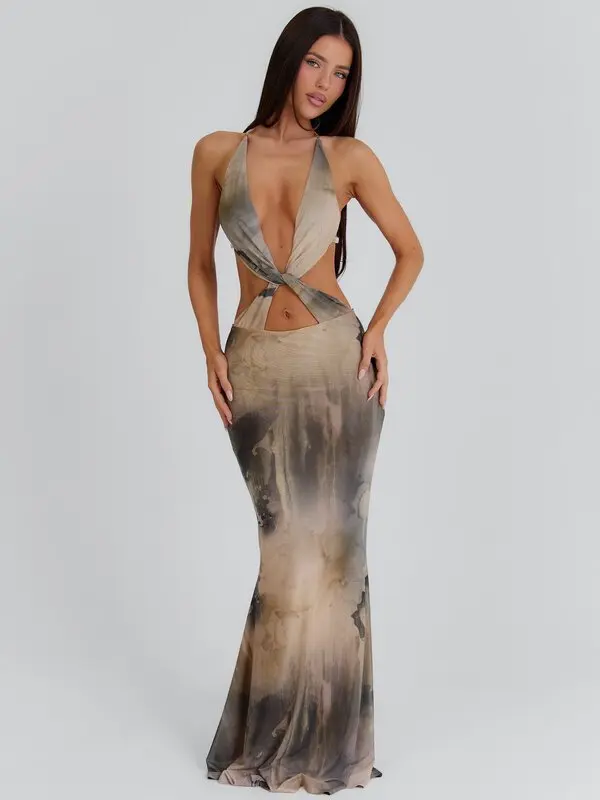 OUTCAST Taytum Maxi Dress Tempera