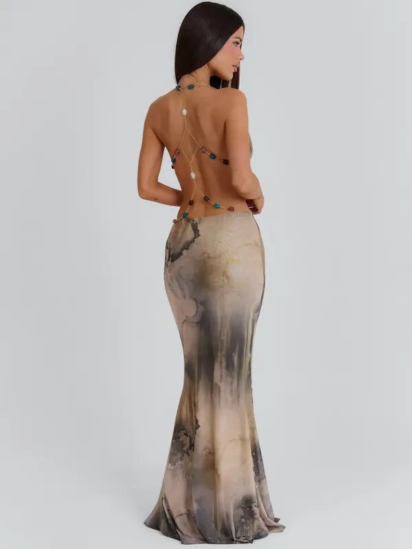 OUTCAST Taytum Maxi Dress Tempera
