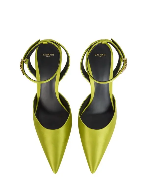 Balmain Satin Strappy Courts