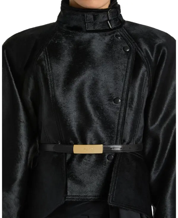 Balmain Smooth Leather Belt