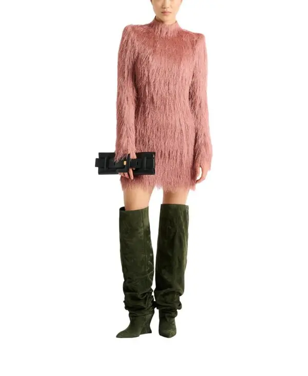 Balmain Fringe Bodycon Dress