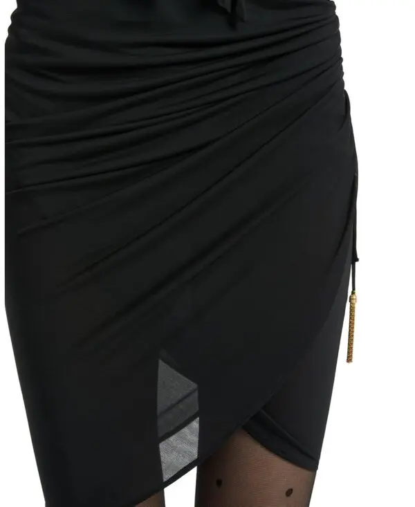 Balmain Draped Flowing Jersey Dress