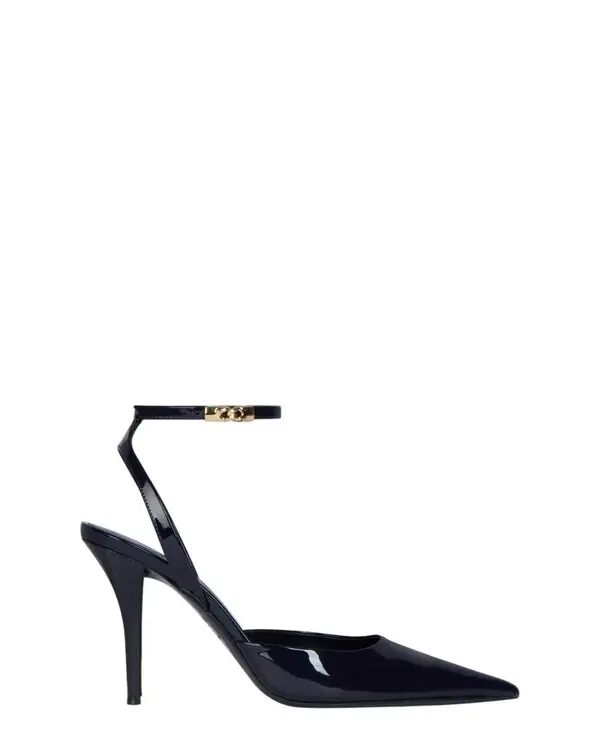 Balmain Patent Leather Strappy Courts