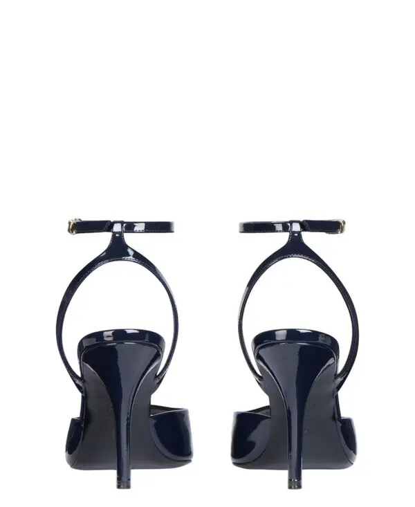 Balmain Patent Leather Strappy Courts