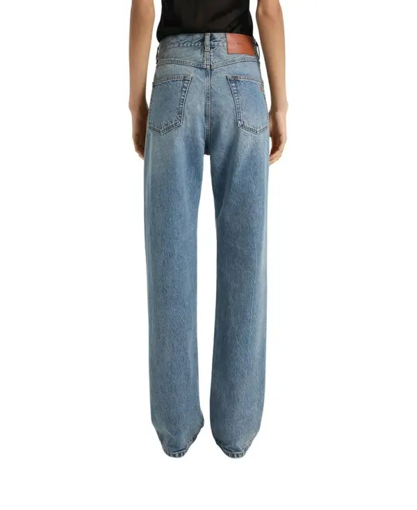 Balmain Straight-leg Faded Denim Jeans