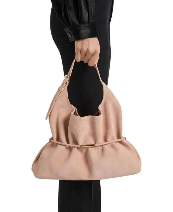 Balmain Sphynx Medium Bag In Suede