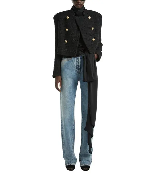 Balmain Tweed Officer Jacket