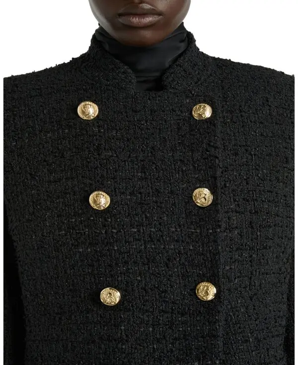 Balmain Tweed Officer Jacket
