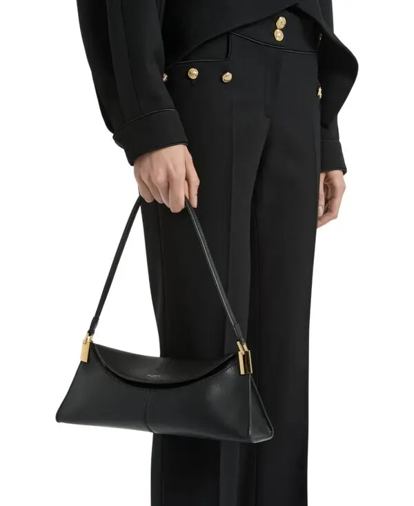 Balmain 64-83 Small Bag In Smooth Leather - Black