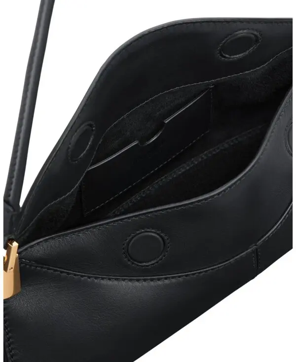 Balmain 64-83 Small Bag In Smooth Leather - Black