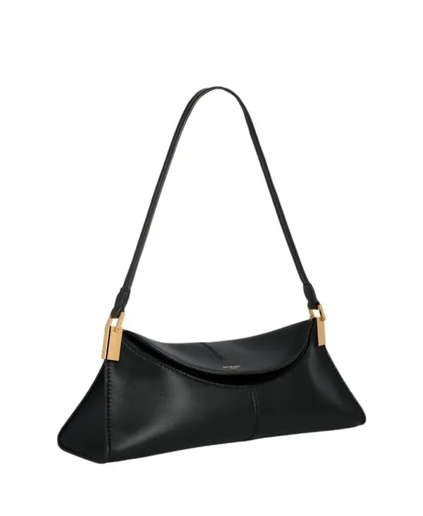 Balmain 64-83 Small Bag In Smooth Leather - Black
