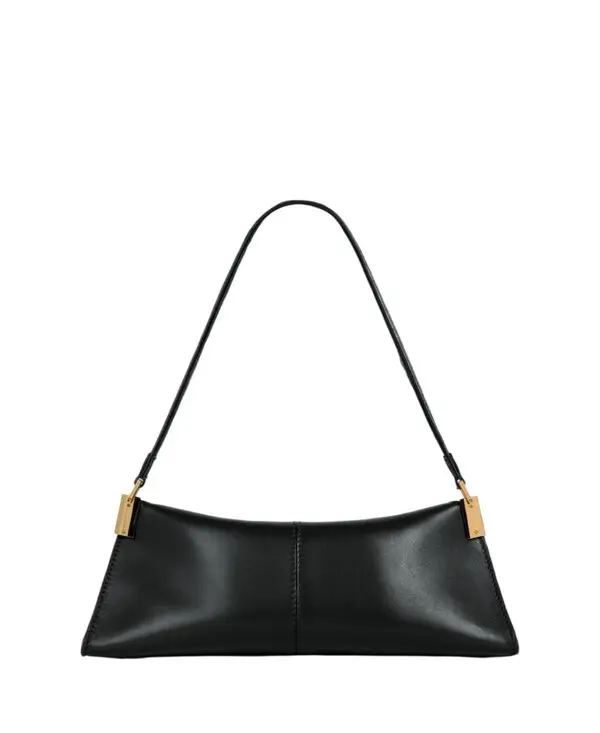 Balmain 64-83 Small Bag In Smooth Leather - Black