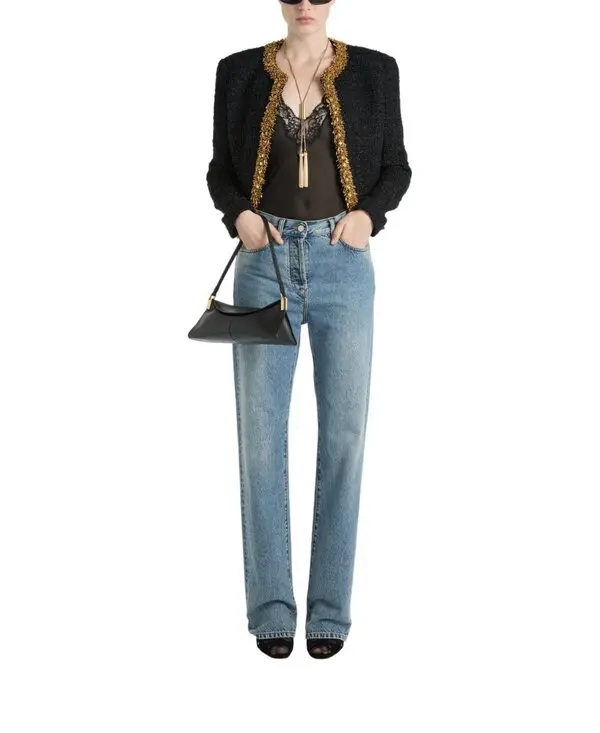 Balmain Embroidered Tweed Jacket